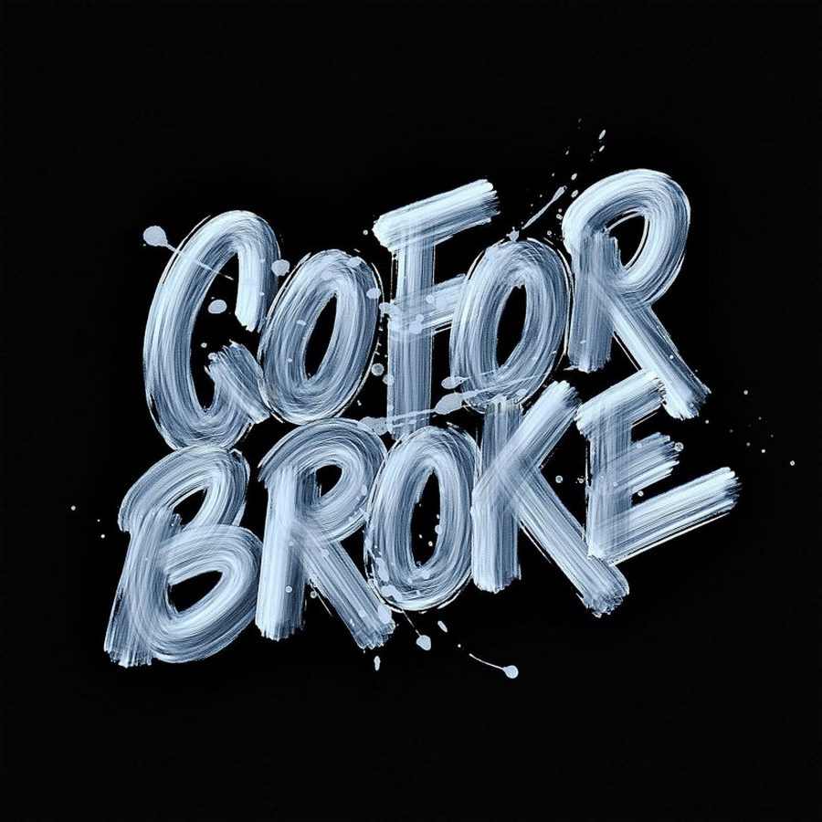 Exploring YunKong's Rough Lettering Artworks - The Designeers